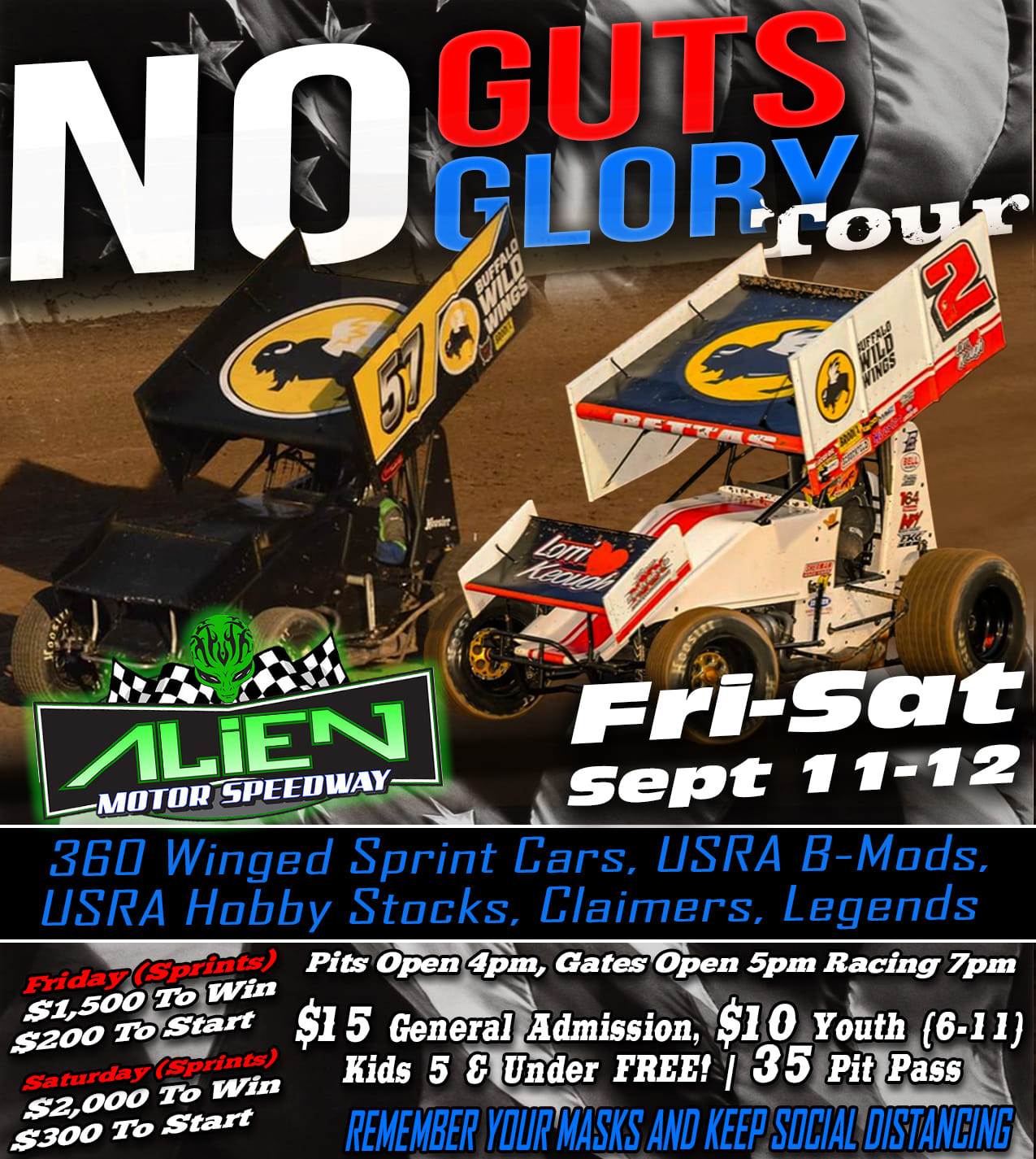 Alien Motor Speedway - Schedule