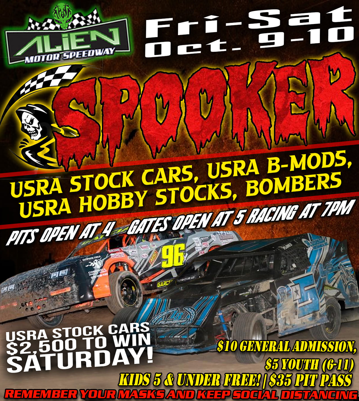 Alien Motor Speedway - Schedule