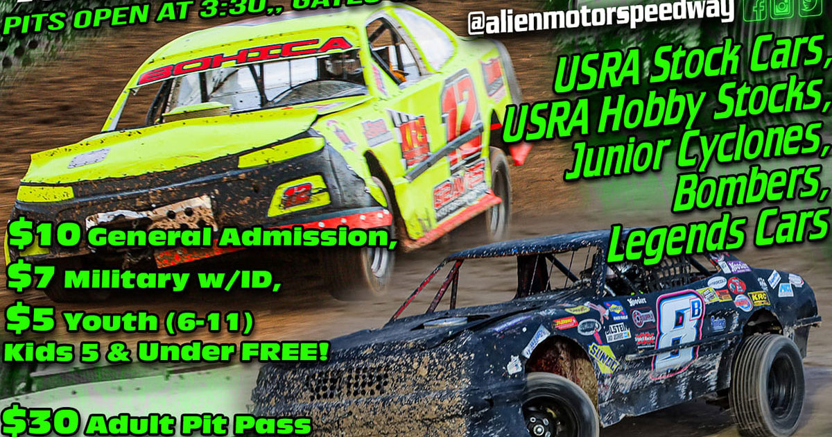 Alien Motor Speedway - Championship Racing returns Saturday